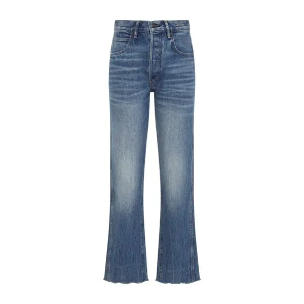 TOM FORD Stonewashed Denim Melanie Straight Trousers
