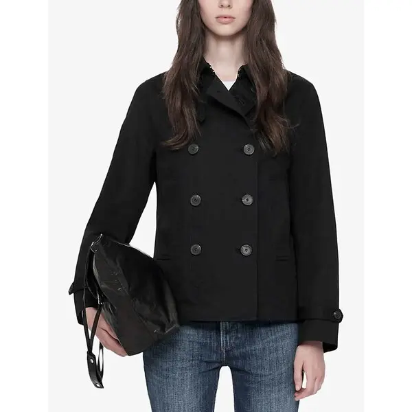 ALLSAINTS Tilda Double-breasted Cotton Jacket