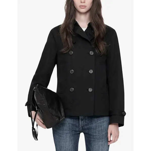ALLSAINTS Tilda Double-breasted Cotton Jacket