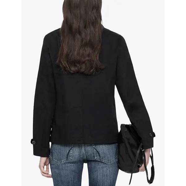 ALLSAINTS Tilda Double-breasted Cotton Jacket