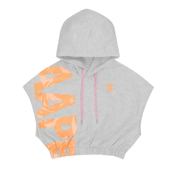 AAPE Moonface Sleeveless Hoodie /heather