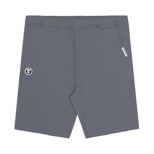 AAPE Moonface Embroidered Twill Shorts /light