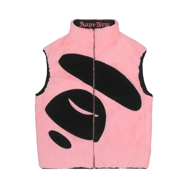 AAPE Moonface Reversible Brushed Down Vest