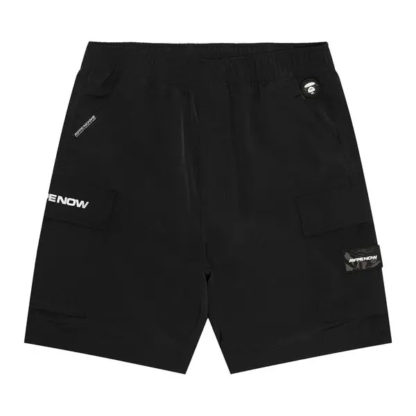 AAPE Now Moonface Logo Cargo Shorts