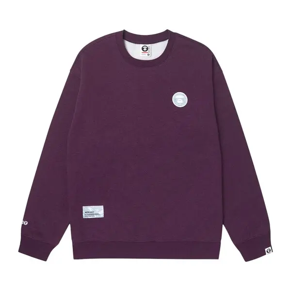 AAPE Moonface Patch Sweatshirt /heather