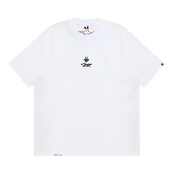 AAPE Now Clover Moonface Logo Short Sleeve Tee
