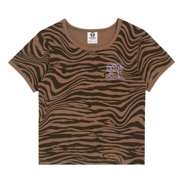 AAPE Logo Tee 'beige