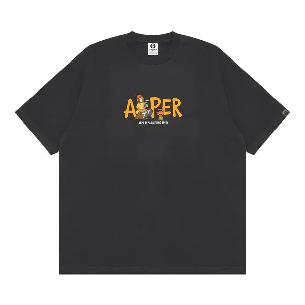 AAPE R Tee /dark - Grey