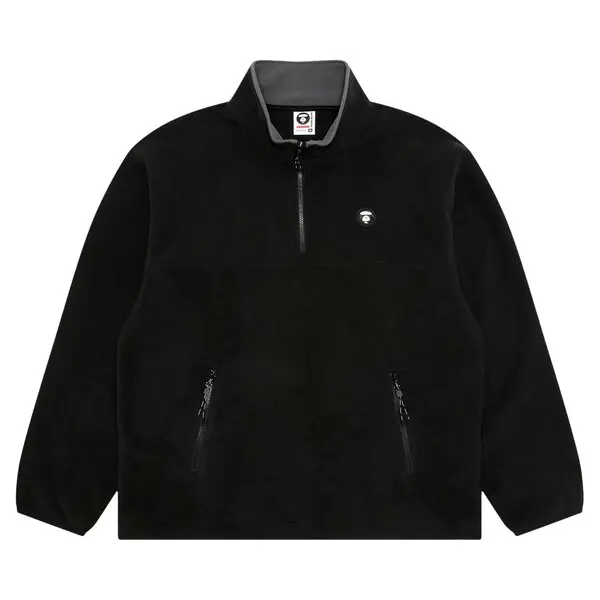 AAPE Now Moonface Half-zip Sweater