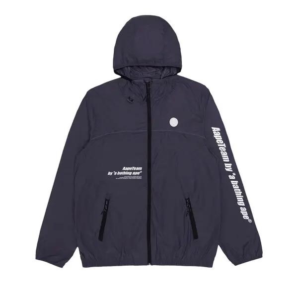 AAPE Moonface Hooded Lightweight Jacket /purple