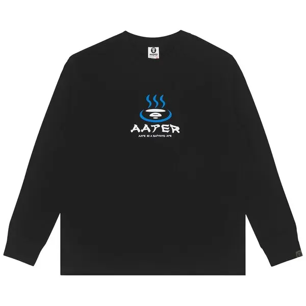 AAPE R Graphic Long Sleeve Tee