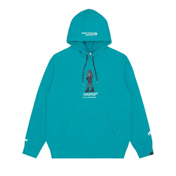 AAPE Graphic Icon Hoodie /blue