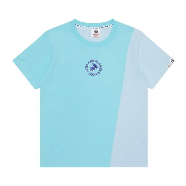 AAPE Moonface Embossed Panelled Tee