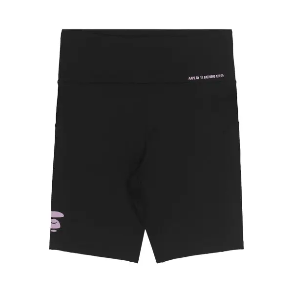 AAPE Moonface Printed Biker Shorts