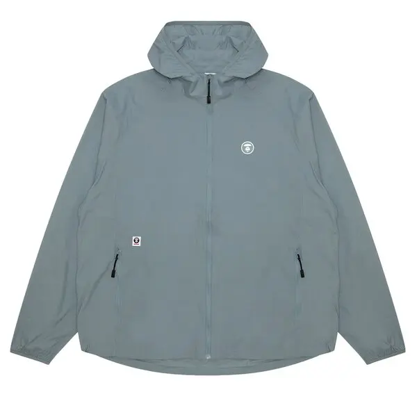 AAPE Now Moonface Logo Windbreaker Jacket /blue