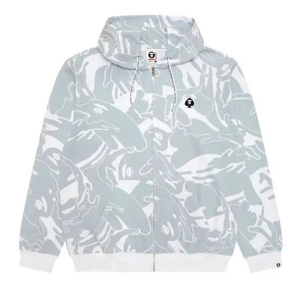 AAPE Now Spades Moonface Camo Hoodie /multi