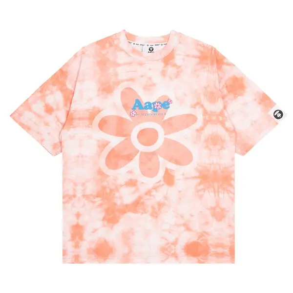 AAPE Relaxed Logo Graphic Tie-dye Tee