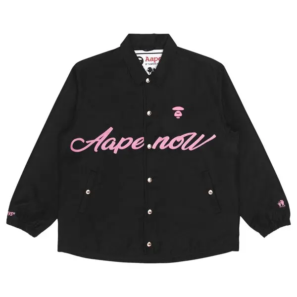 AAPE Moonface Embroidered Coach Jacket