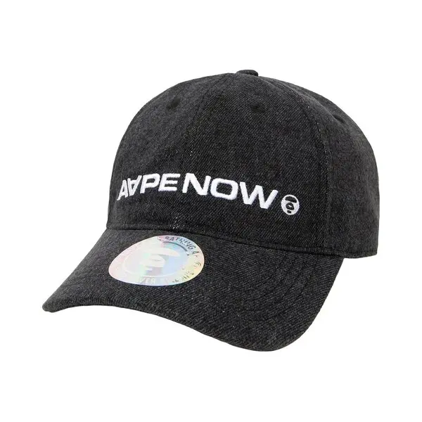AAPE Moonface Embroidered Denim Cap