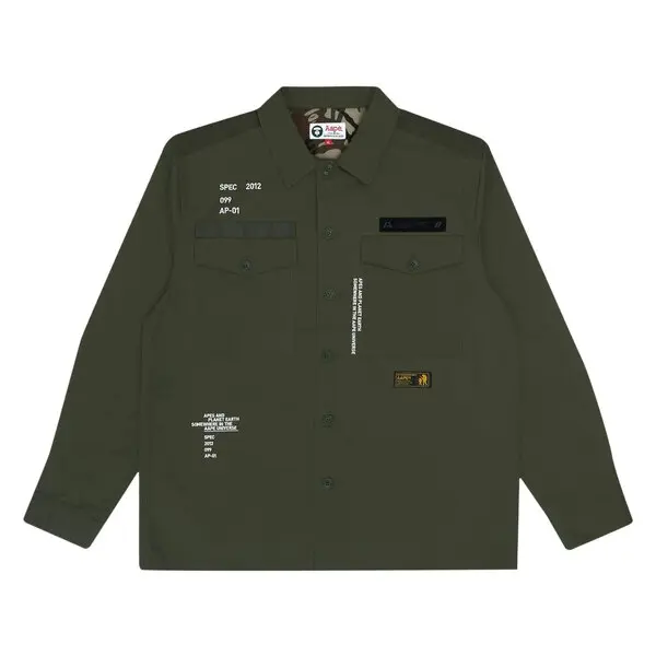 AAPE Military Shirt 'khaki