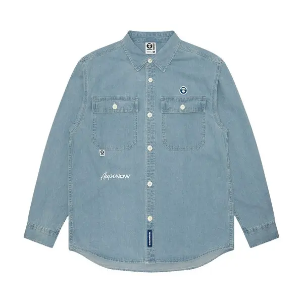 AAPE Moonface Patch Pockets Shirt /light