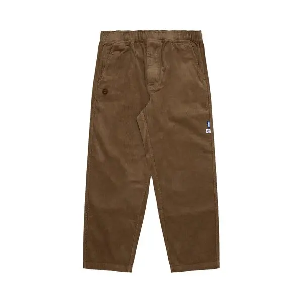 AAPE Moonface Patch Corduroy Pants 'beige