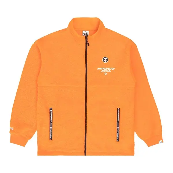 AAPE Zip Up Fleece Sweatshirt /light