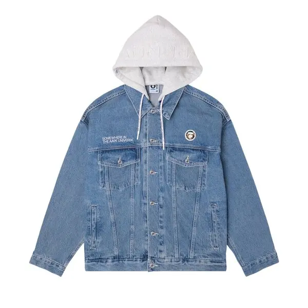AAPE Moonface Reversible Panelled Hooded Jacket