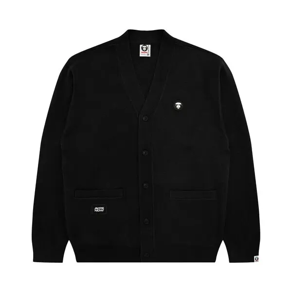 AAPE Now Moonface V-neck Cardigan