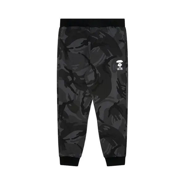 AAPE Moonface Embroidered Camo Sweatpants /multi