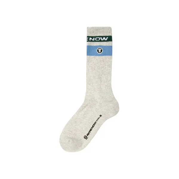 AAPE Now Moonface Socks /green