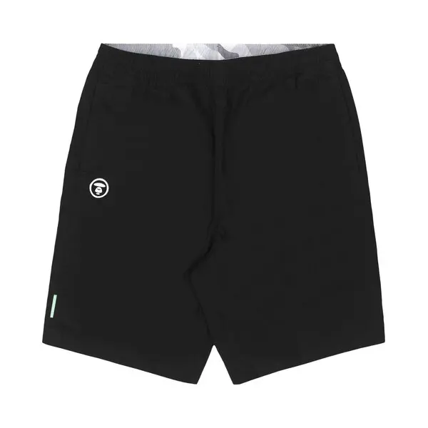 AAPE Moonface Embroidered Reversible Camo Shorts