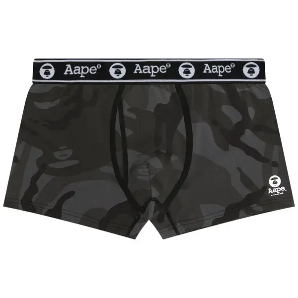 AAPE Moonface Logo Camo Boxer Briefs /multi