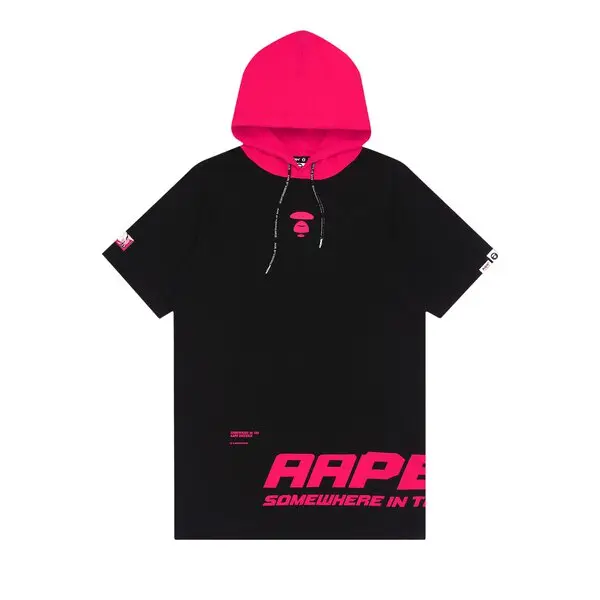 AAPE Colour Block Hooded Tee Dress