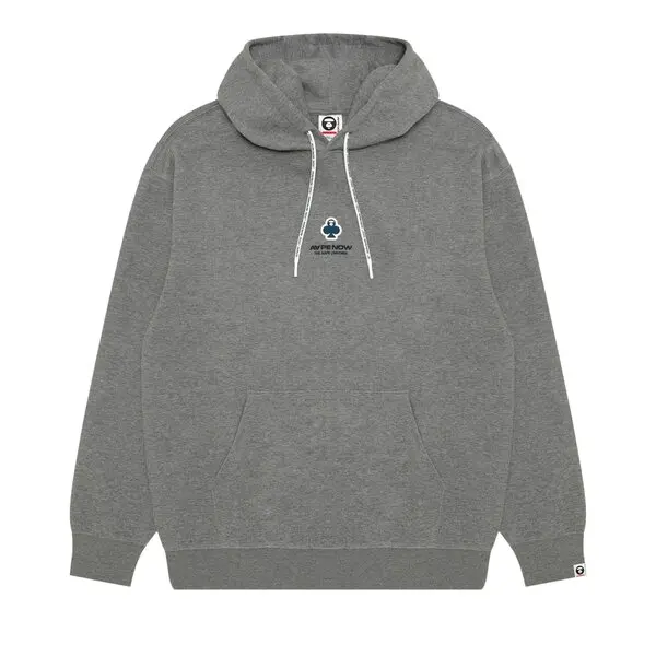 AAPE Now Clover Moonface Hoodie /heather