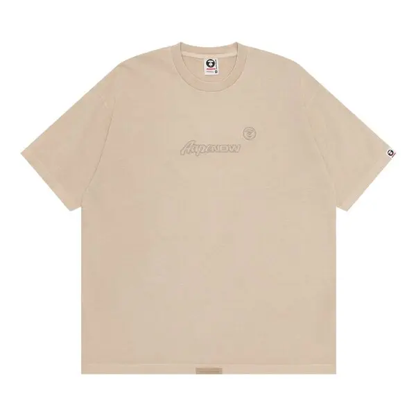 AAPE Tee 'beige/light
