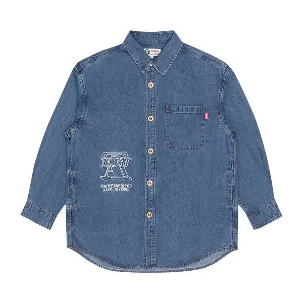 AAPE Logo Embroidered Shirt