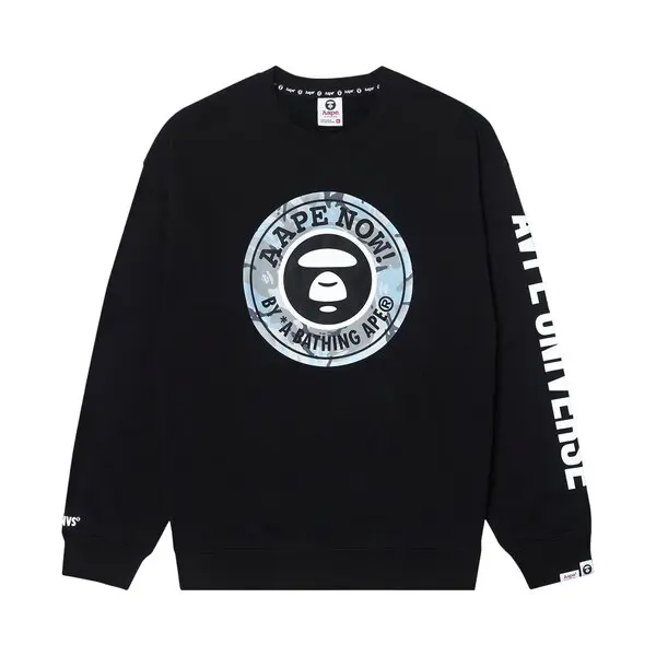 AAPE Moonface Printed Sweatshirt