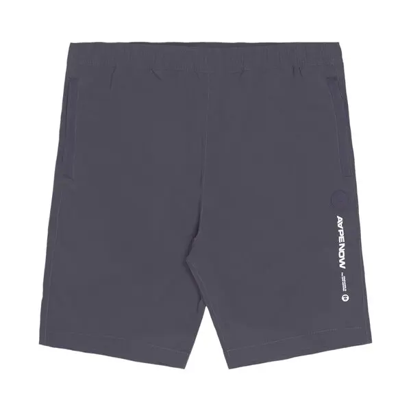 AAPE Moonface Patch Track Shorts /purple