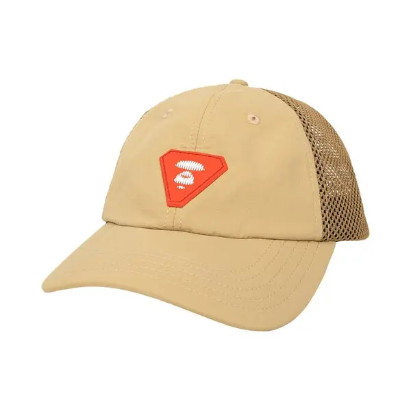 AAPE Moonface Mesh Panelled Cap 'beige/light