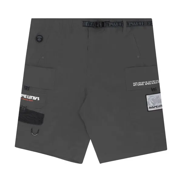 AAPE Moonface Belted Cargo Shorts