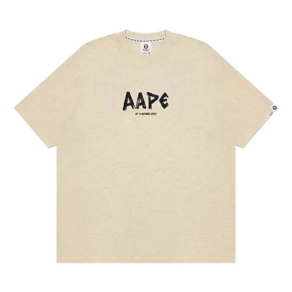 AAPE Unvs Graphic Tee 'beige/heather