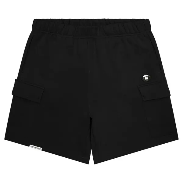 AAPE Now Moonface Logo Cargo Sweat Shorts