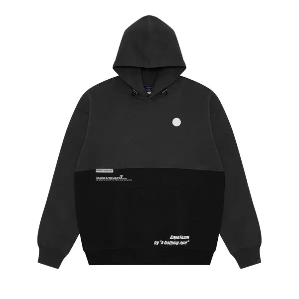 AAPE Moonface Patch Panelled Hoodie