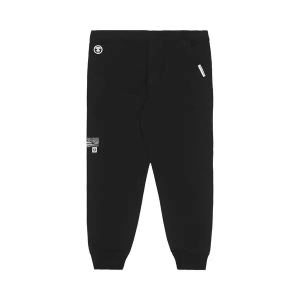 AAPE Moonface Embroidered Twill Pants