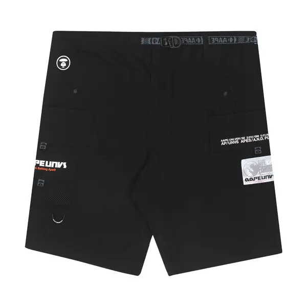 AAPE Moonface Belted Cargo Shorts