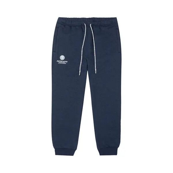 AAPE Moonface Patch Sweatpants 'navy/heather