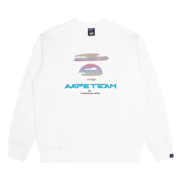 AAPE Moonface Gradient Graphic Sweatshirt