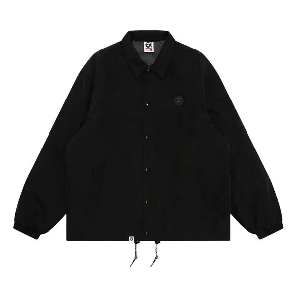 AAPE Now Moonface Logo Coach Jacket