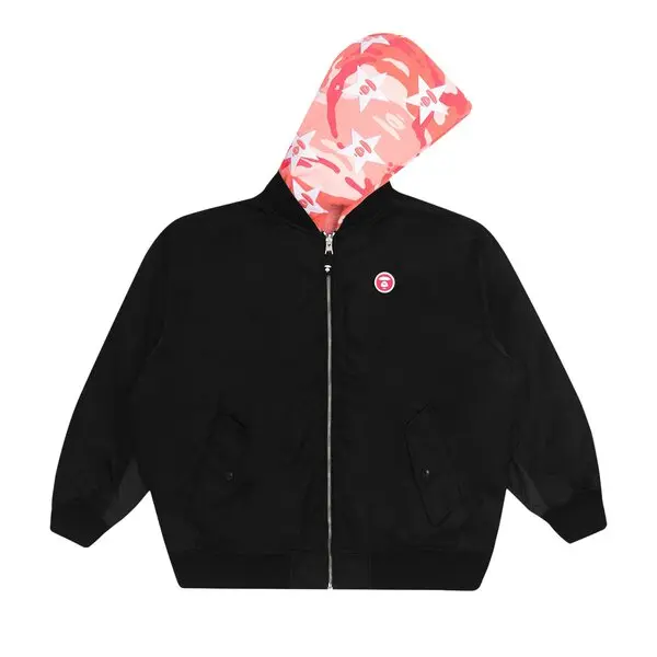AAPE BY *A BATHING APE Reversible Hooded Bomber Jacket